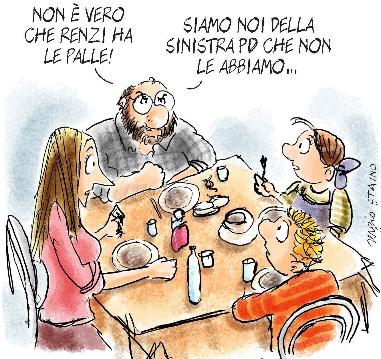 La frittata di pomodori di Sergio Staino • Nove da Firenze