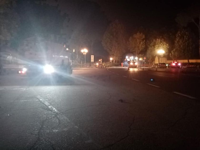 Galluzzo e Due Strade, asfaltature notturne • Nove da Firenze