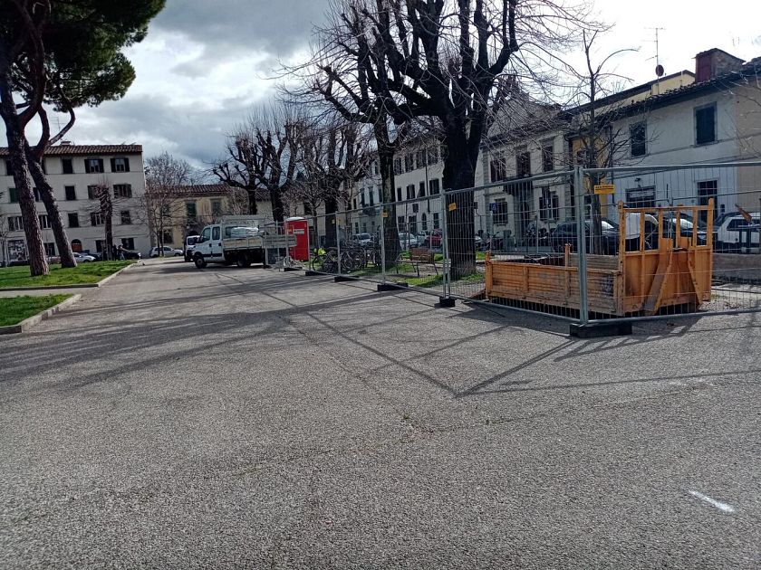 Galluzzo, lavori in piazza Acciaioli • Nove da Firenze