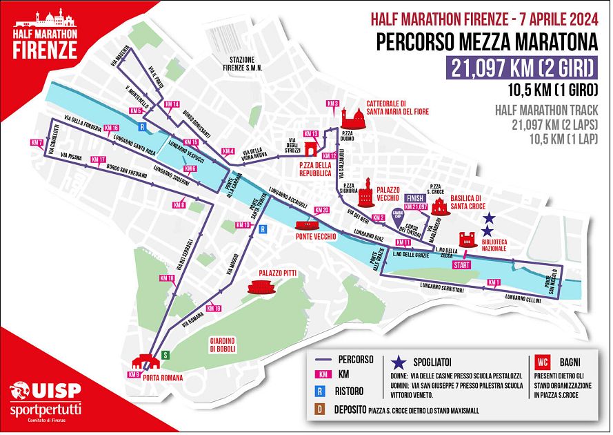 Half Marathon Firenze 2024, tutte le info • Nove da Firenze