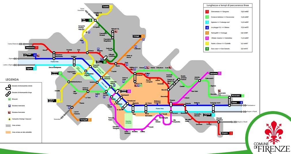 Bicipolitana di Firenze, linee veloci e sicure per i ciclisti: ecco la ...