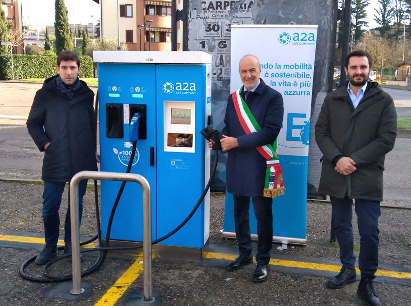 La ricarica elettrica A2A arriva in Toscana • Nove da Firenze