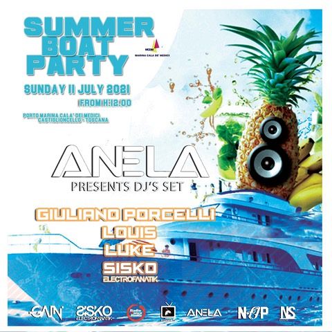 Summer Boat Party a Cala de' Medici • Nove da Firenze