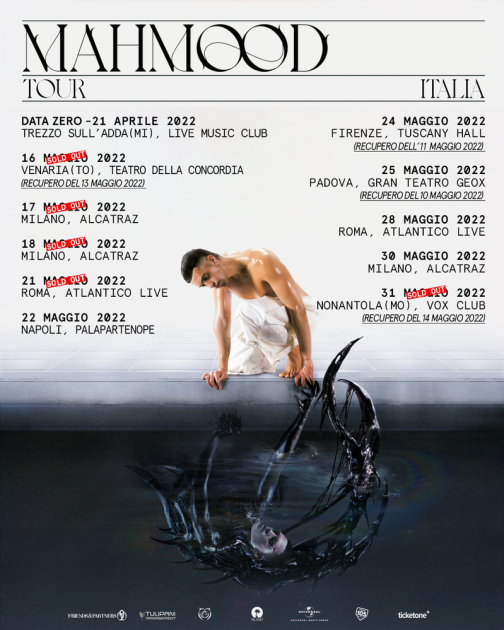 Tutte le info sul tour di Mahmood • Nove da Firenze