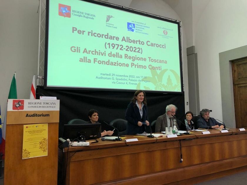 Cultura: Alberto Carocci ricordato in Regione • Nove da Firenze