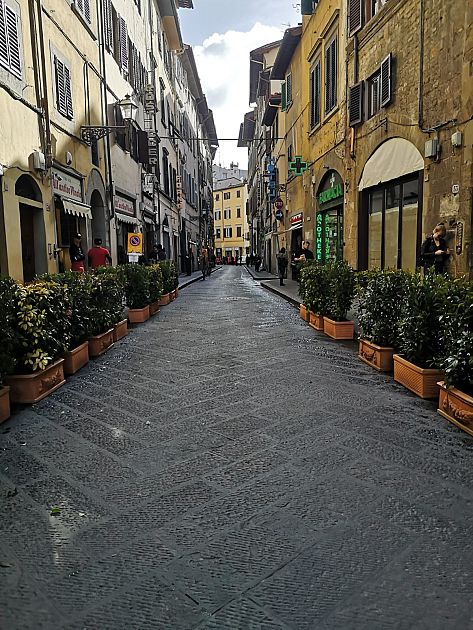 Via dei Neri: piante e panchine nella strada dell'Antico Vinaio • Nove ...