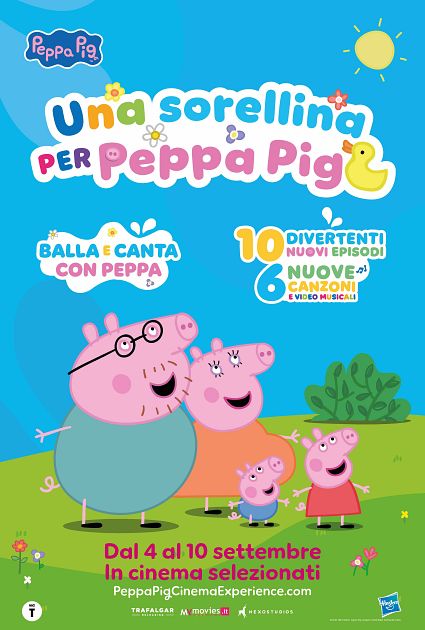Evie, 'Una sorellina per Peppa Pig' al cinema • Nove da Firenze