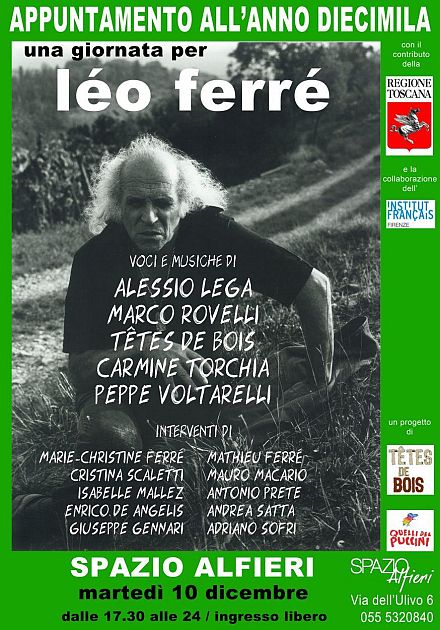 La Toscana ricorda l'artista Leo Ferré a vent'anni dalla scomparsa ...