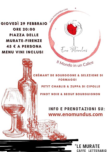 Al Caffè Letterario Le Murate il giro del mondo in un calice • Nove da ...